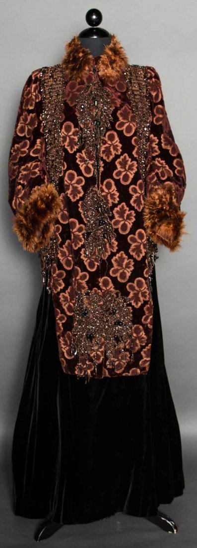 CUT VELVET DOLMAN MANTLE, 1880