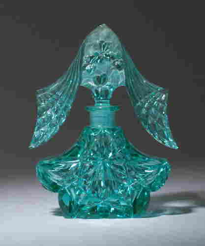 Czechoslovakian "tiara" perfume bottle, c