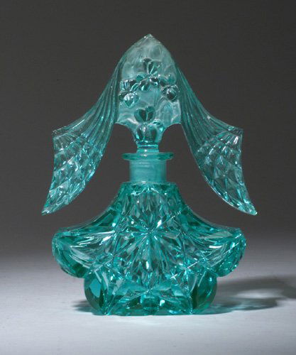 Czechoslovakian "tiara" perfume bottle, c