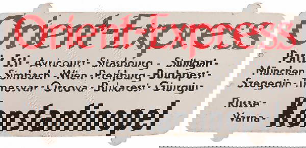 Orient Express Sign Konstatinopel