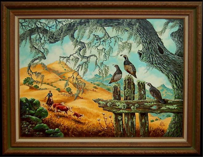 Evan Keith Soward Original Oil On Canvas