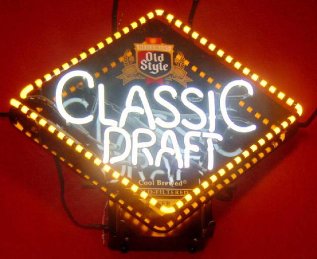 Old Style Classic Draft Beer Neon Sign