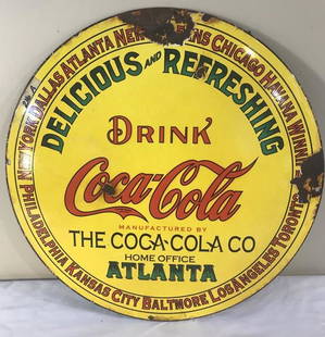 Reproduction Coca Cola Sign