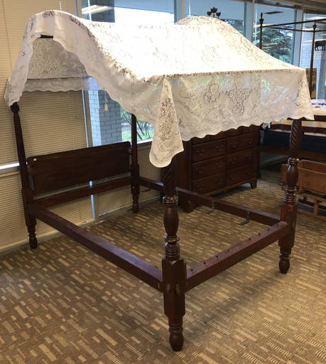 18th Century Barley Twist Canopy Bed
