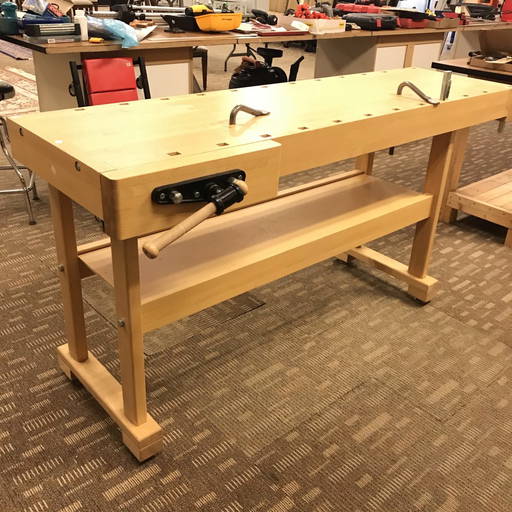 Large Maple Workbench with Built in Wood Vises (#0085) on Sep 19, 2022 ...