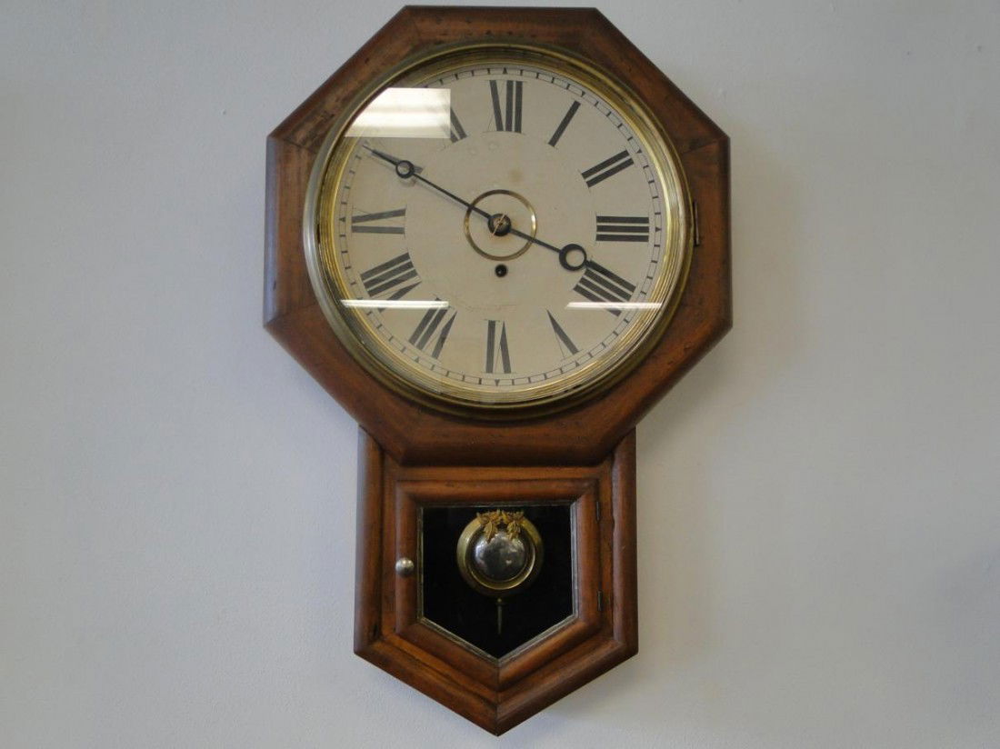 36: Quality elaborate octagon Victorian schoolhouse clo