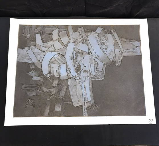 Dean Meeker MCM Serigraph-Blue Structure (#0173) on Nov 29, 2022 ...