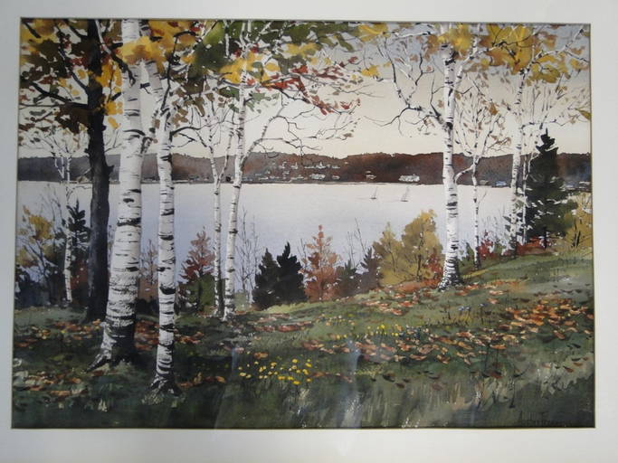 Original Austin Fraser Watercolor Depicting Door C