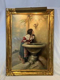 "rebecca At The Well" By Wisconsin Artist Nicolas Lenz