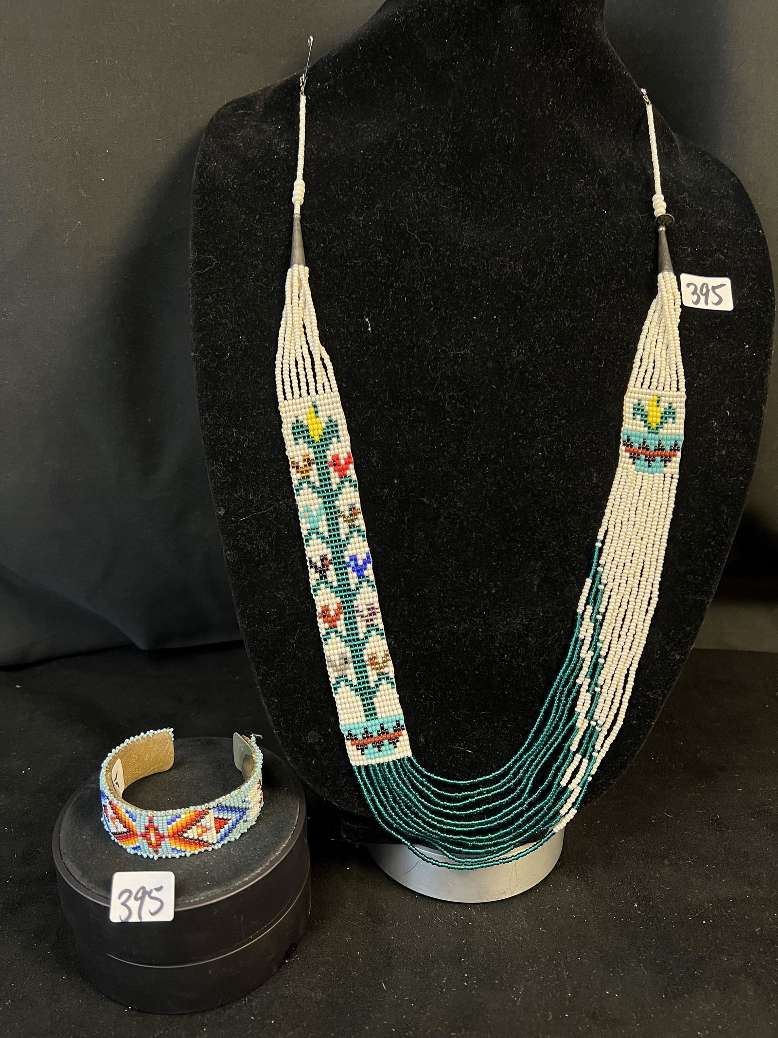Native American Beaded Necklace, Cuff - Apr 06, 2023 | Cedarburg ...