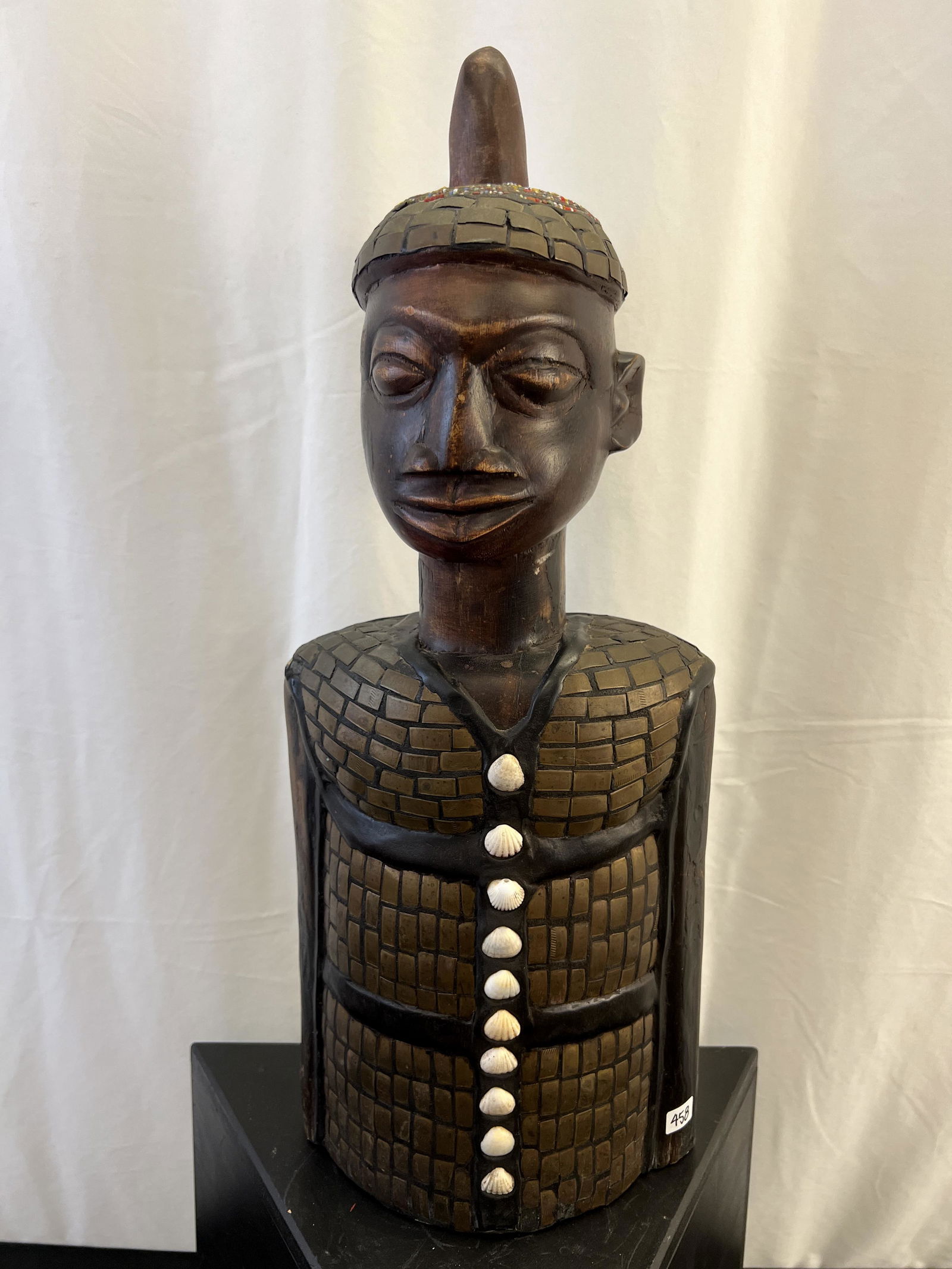 African Carved Figure From Ghana
