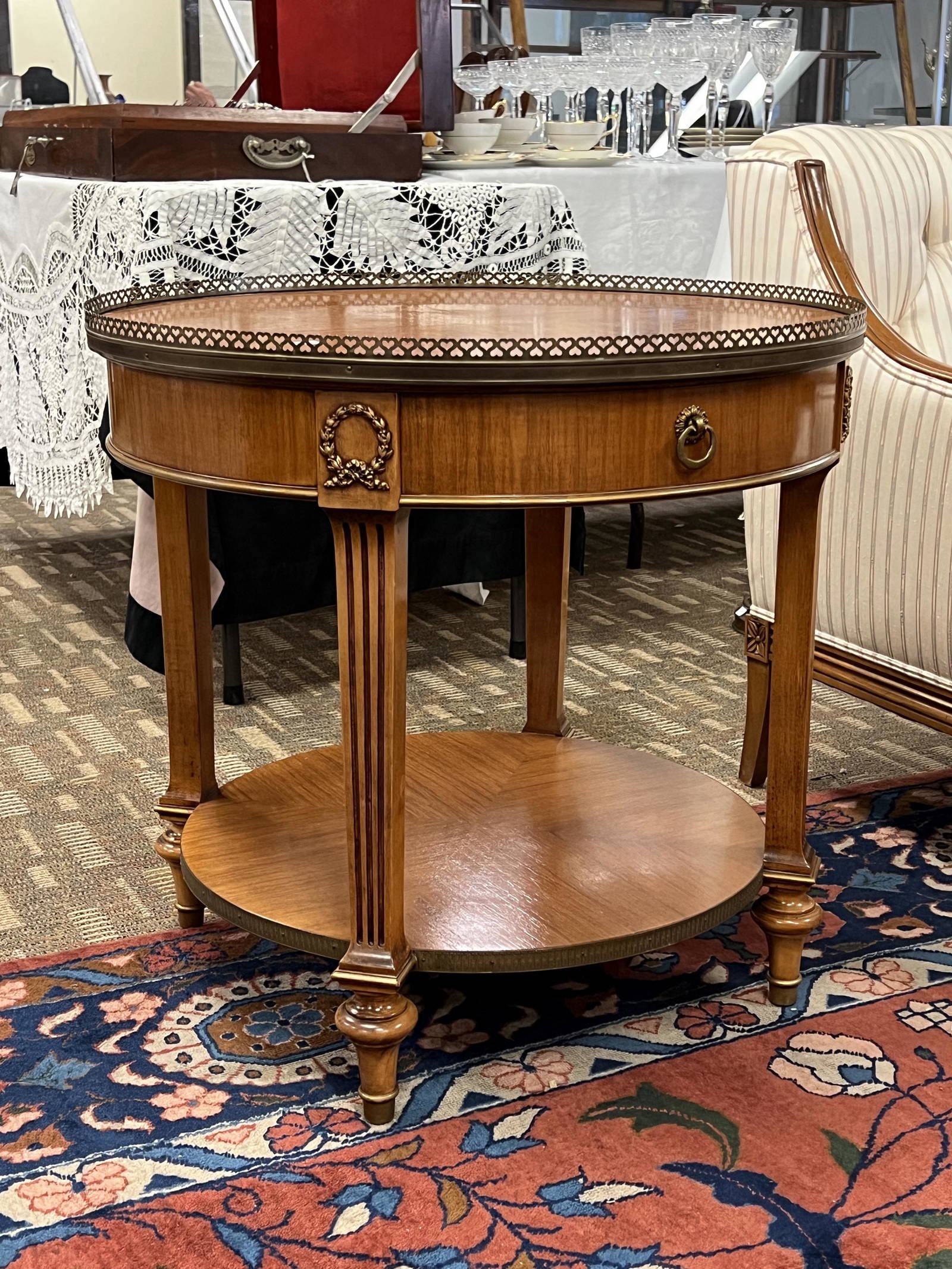 Contemporary French Round Table Auction