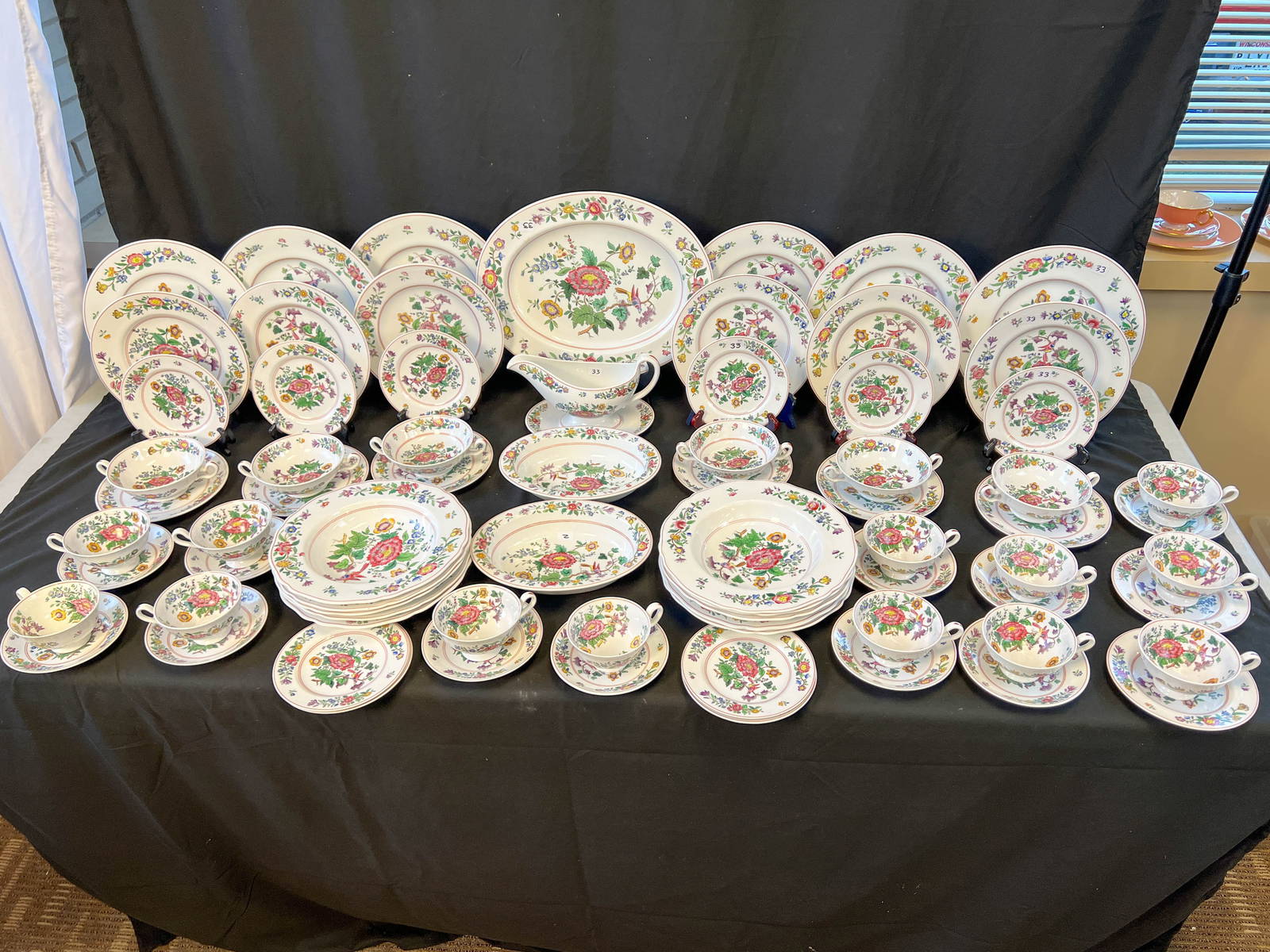 Large Copeland Spode Bird Of Paradise Dinner Service With Accessories ...