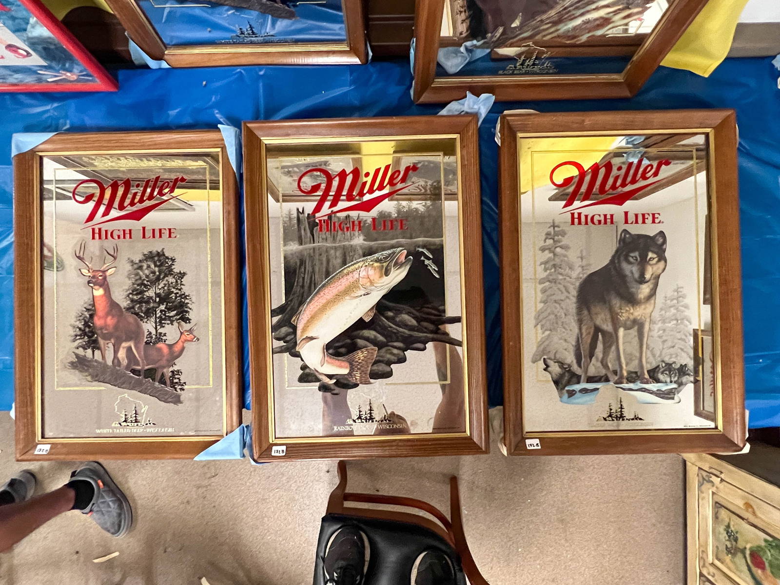7 Miller Beer Signs Auction