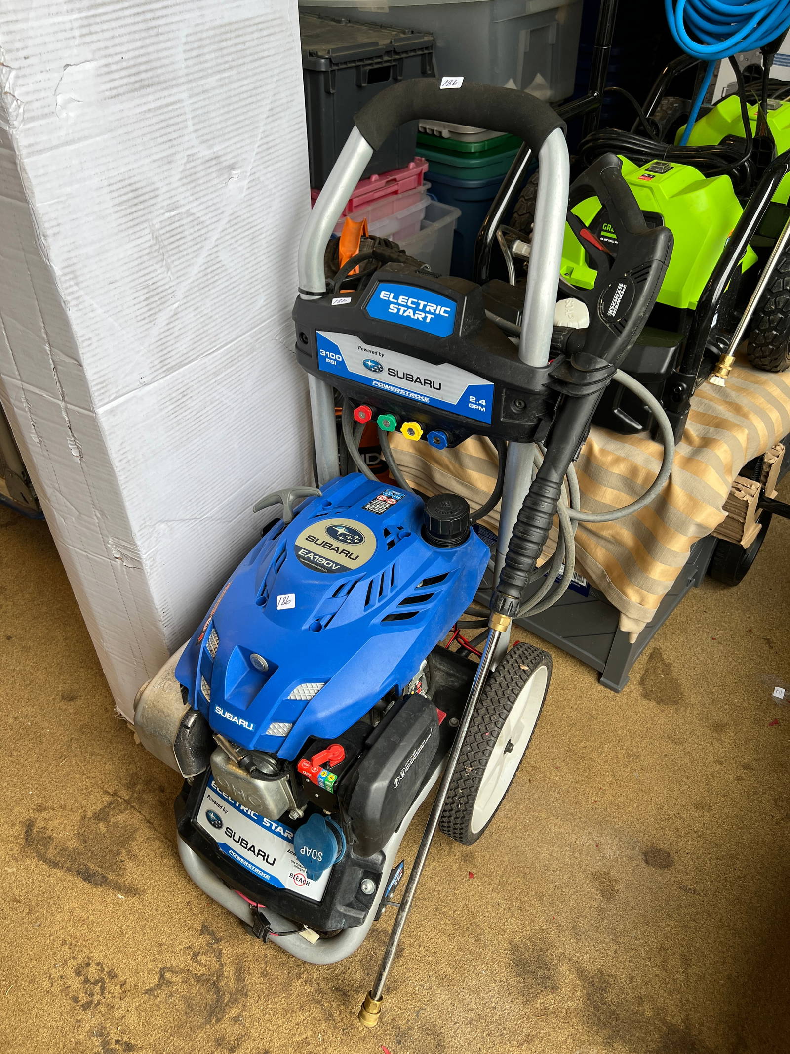 Subaru Ea 190v Electric Start Power Washer Auction