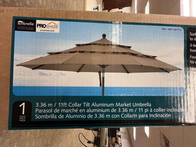 Proshade Umbrella Extends To 11 Ft