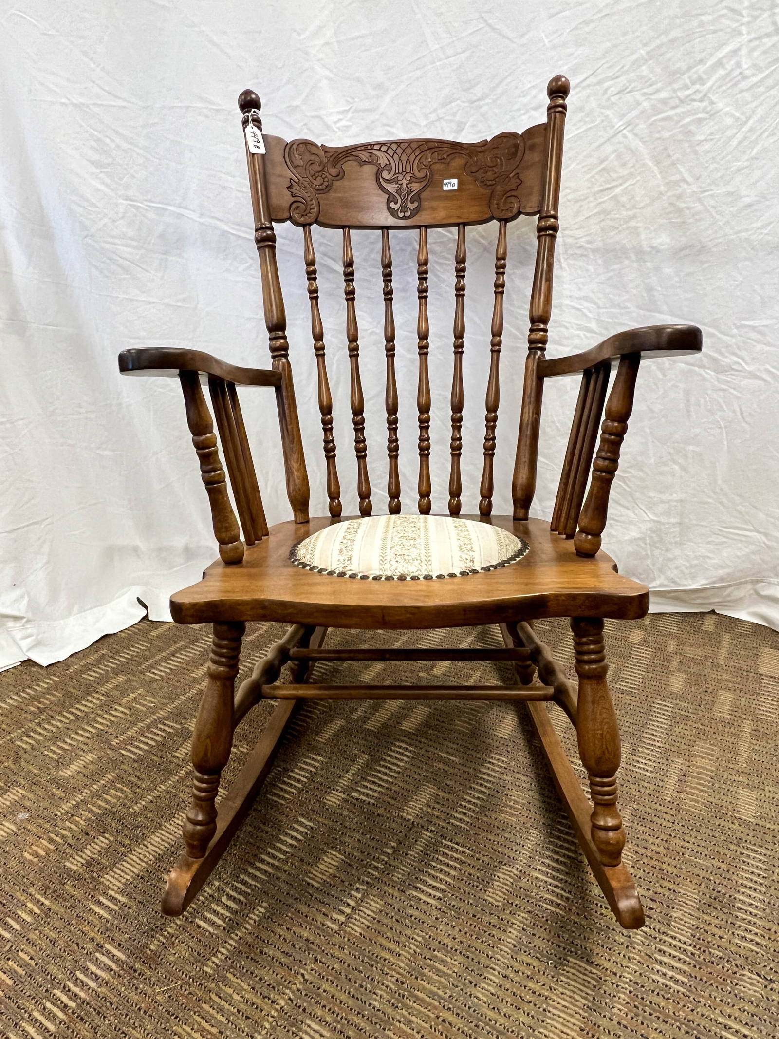 Pressed Back Rocking Chair Auction