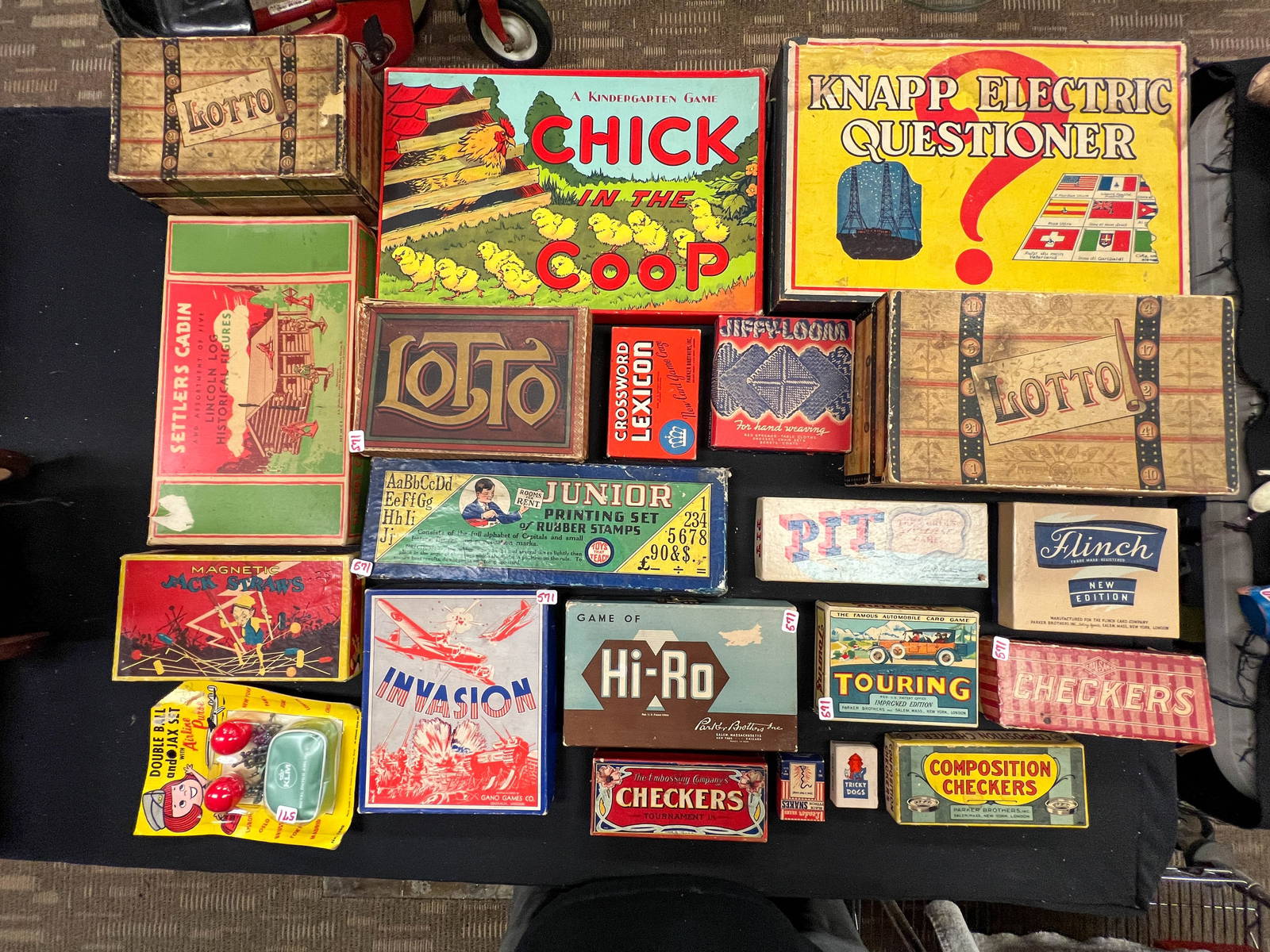 Vintage Games-lotto Bingo Auction