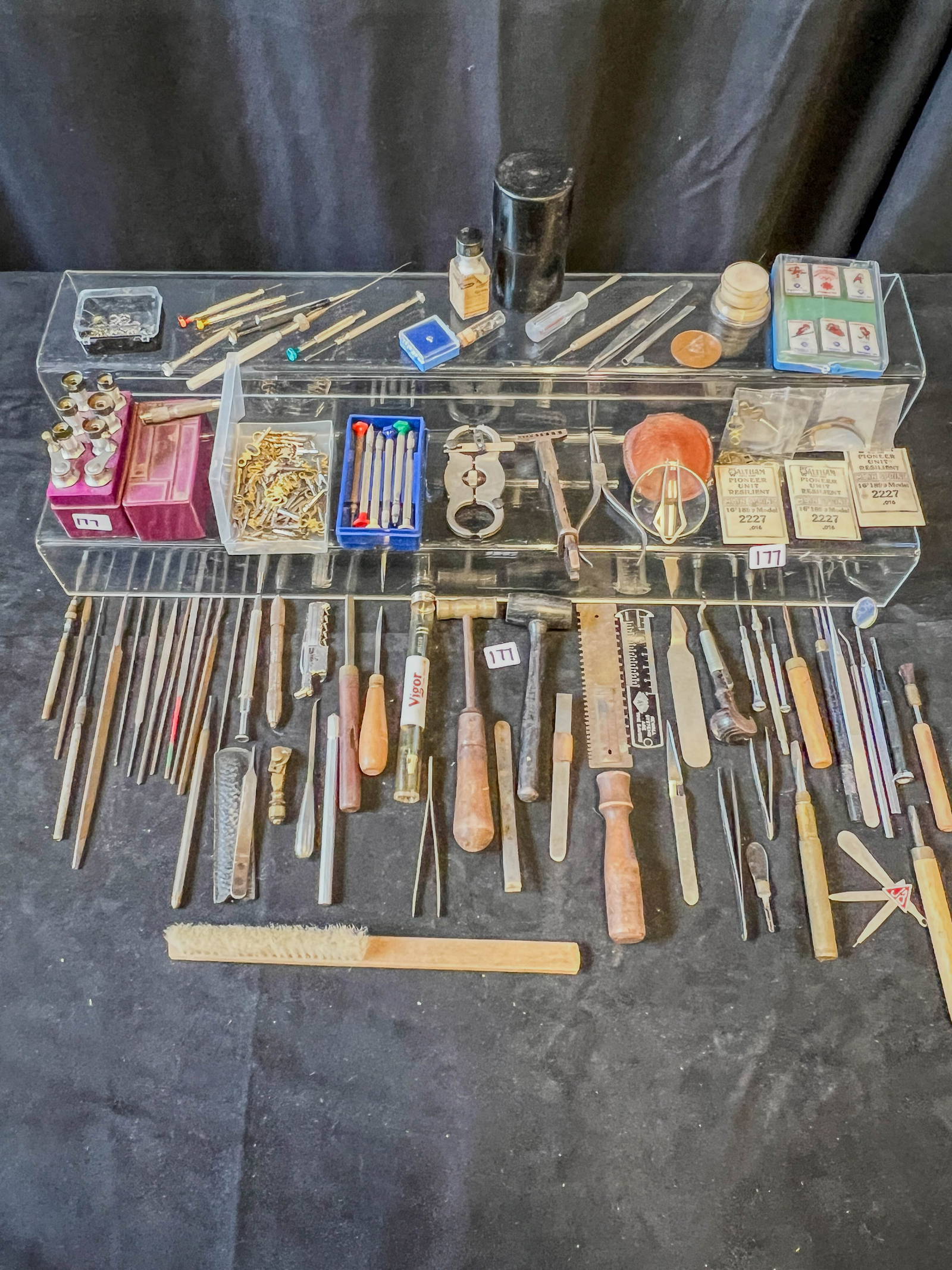 Box Of Quality Jewelers Tools C. 1900 Auction