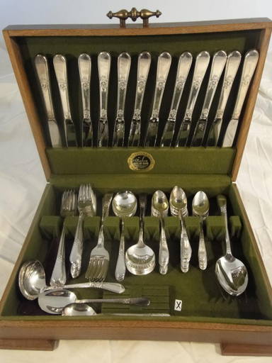 Complete Service For 12, Silverplate Rodgers Bros. In