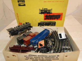 An Allstate Electric Train In Its Original Box With