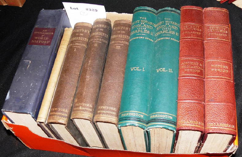 9 History Books : Seventy Centuries , Vol I Ii, Set.