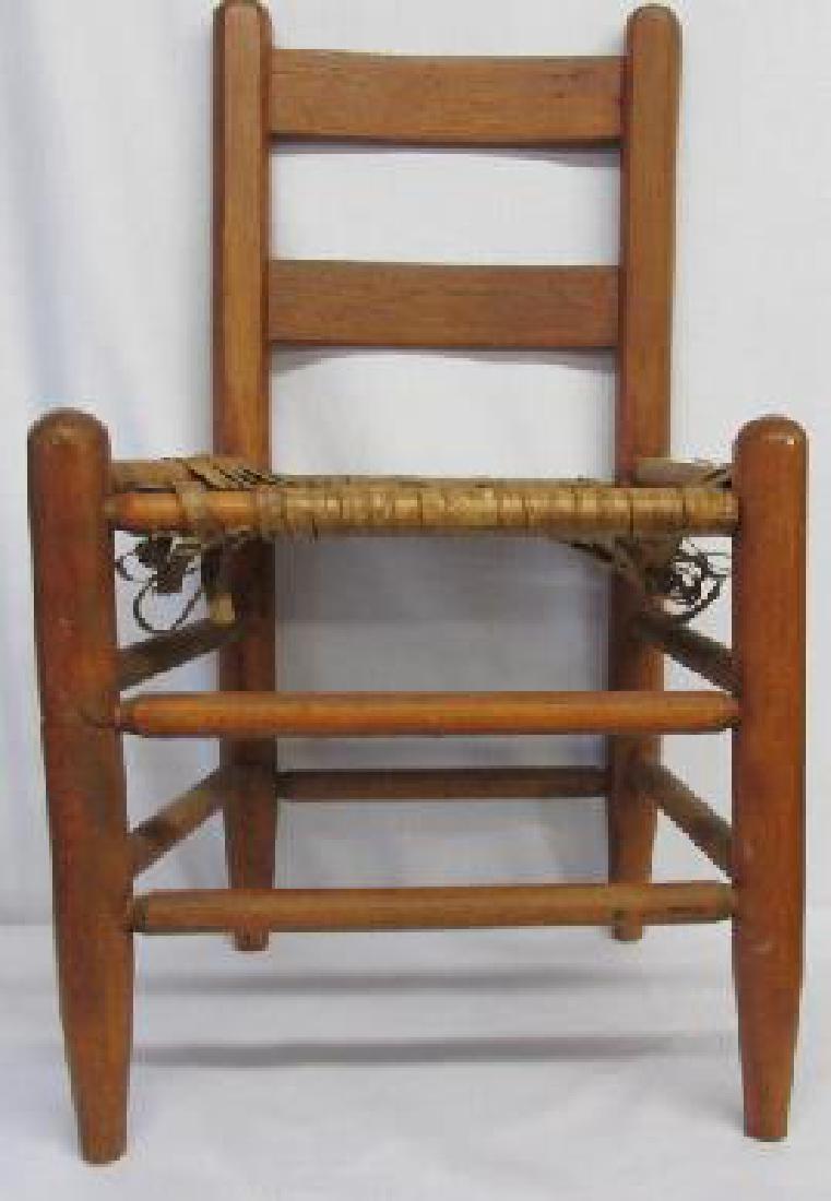 Rare Early 1700s Small Person Chair According to