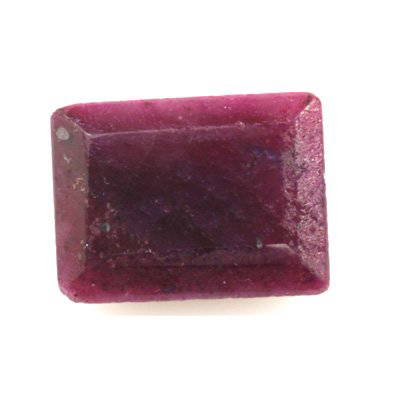 Natural 34.33ctw Ruby Emerald Cut Stone