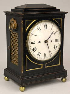 Mahogany Mantel Clock,john W Bennett Greenwich,ct