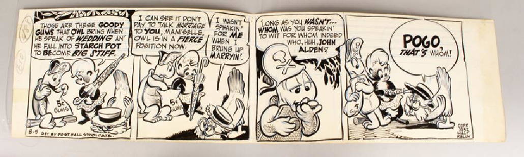 Walt Kelly (american, 1913 1973) Pogo Comic Assortment