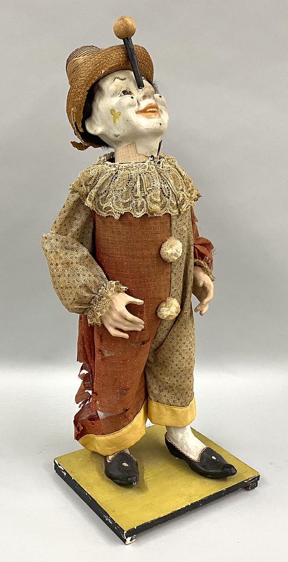RARE FRENCH CLOWN AUTOMATON TOY - Mar 15, 2020 | CRN Auctions, Inc. in MA