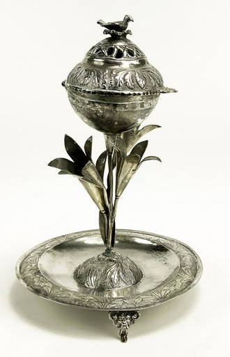SPANISH COLONIAL SILVER INCENSE BURNER (SAHUMADOR) - Jun 20, 2021 | CRN ...