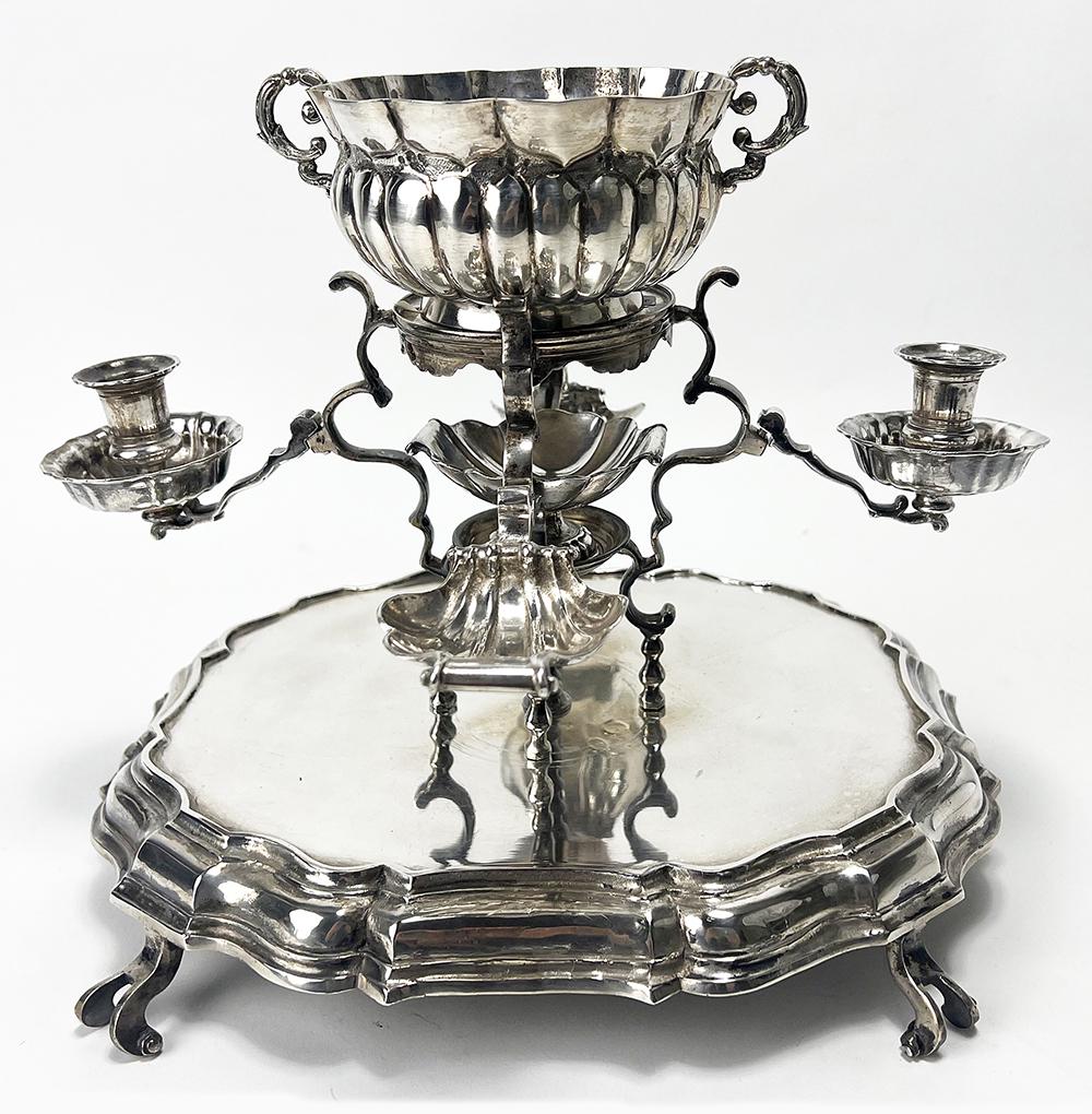 Rare Spanish Colonial Silver Centerpiece