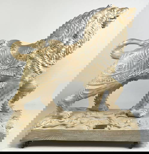 Leo , Demechko Carved Carousel Style Lion