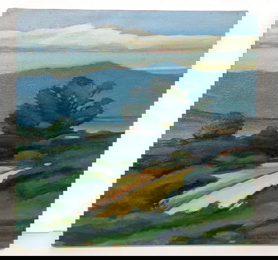 Allen Whiting (massachusetts, B. 1946) Landscape Painting