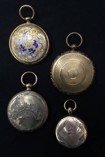 (4) Victorian Lockets