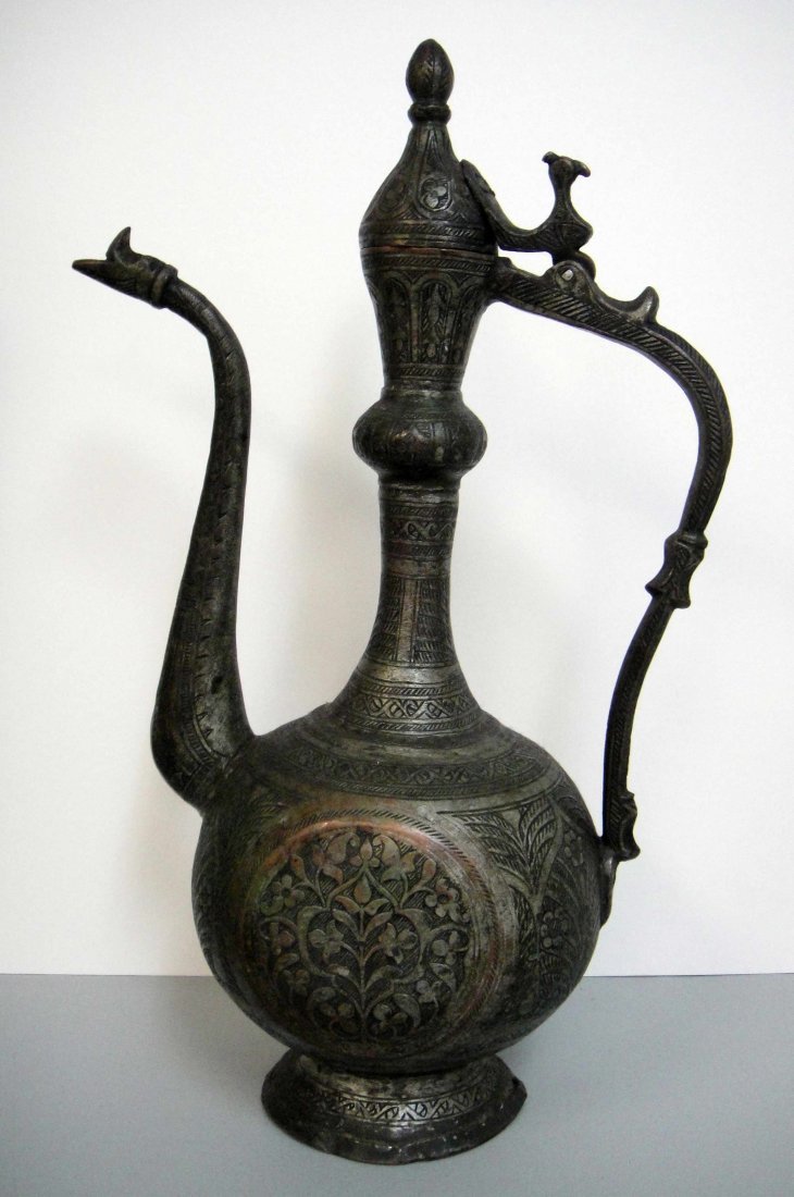 22B: Antique 1600 AD Copper Afghan Engraved Water pot, - Aug 30, 2012 ...