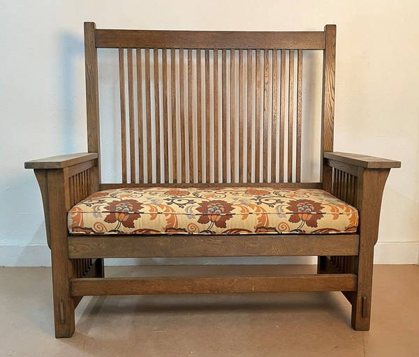 Mission Oak Bench Stickley Style
