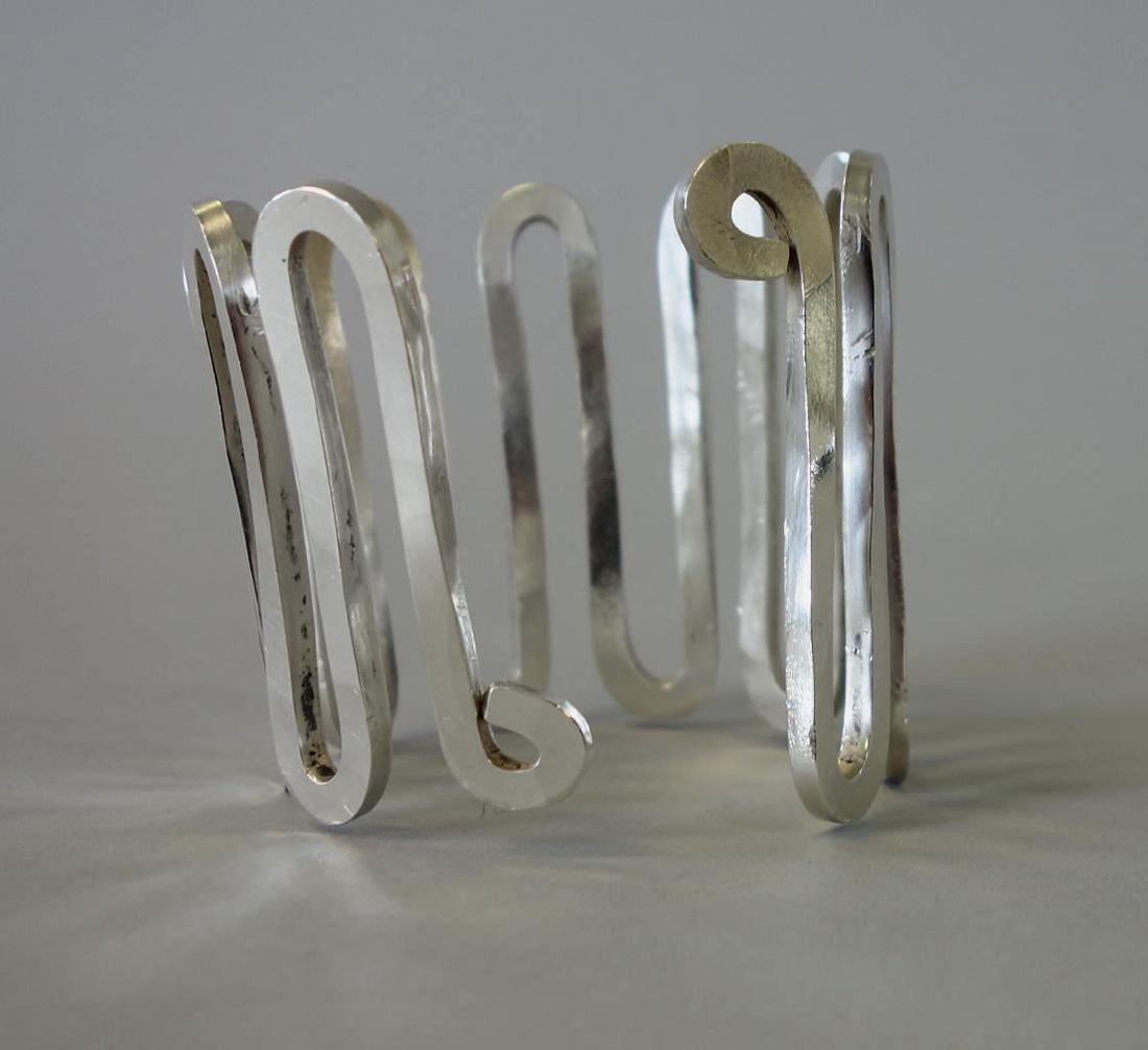 Alexander S. Calder, Silver Wire Hammered Bracelet