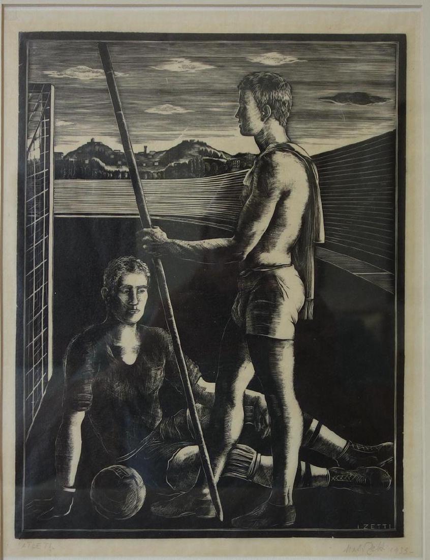 Italo Zetti (1913-1978) Male Athletes