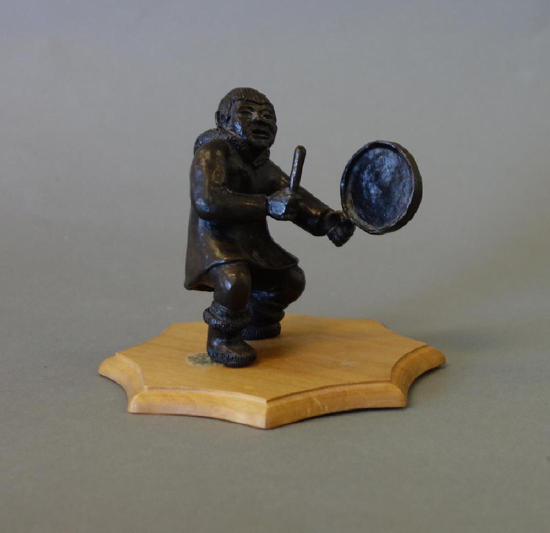 Robert Cavanaugh Inuit Eskimo Bronze Sculpture