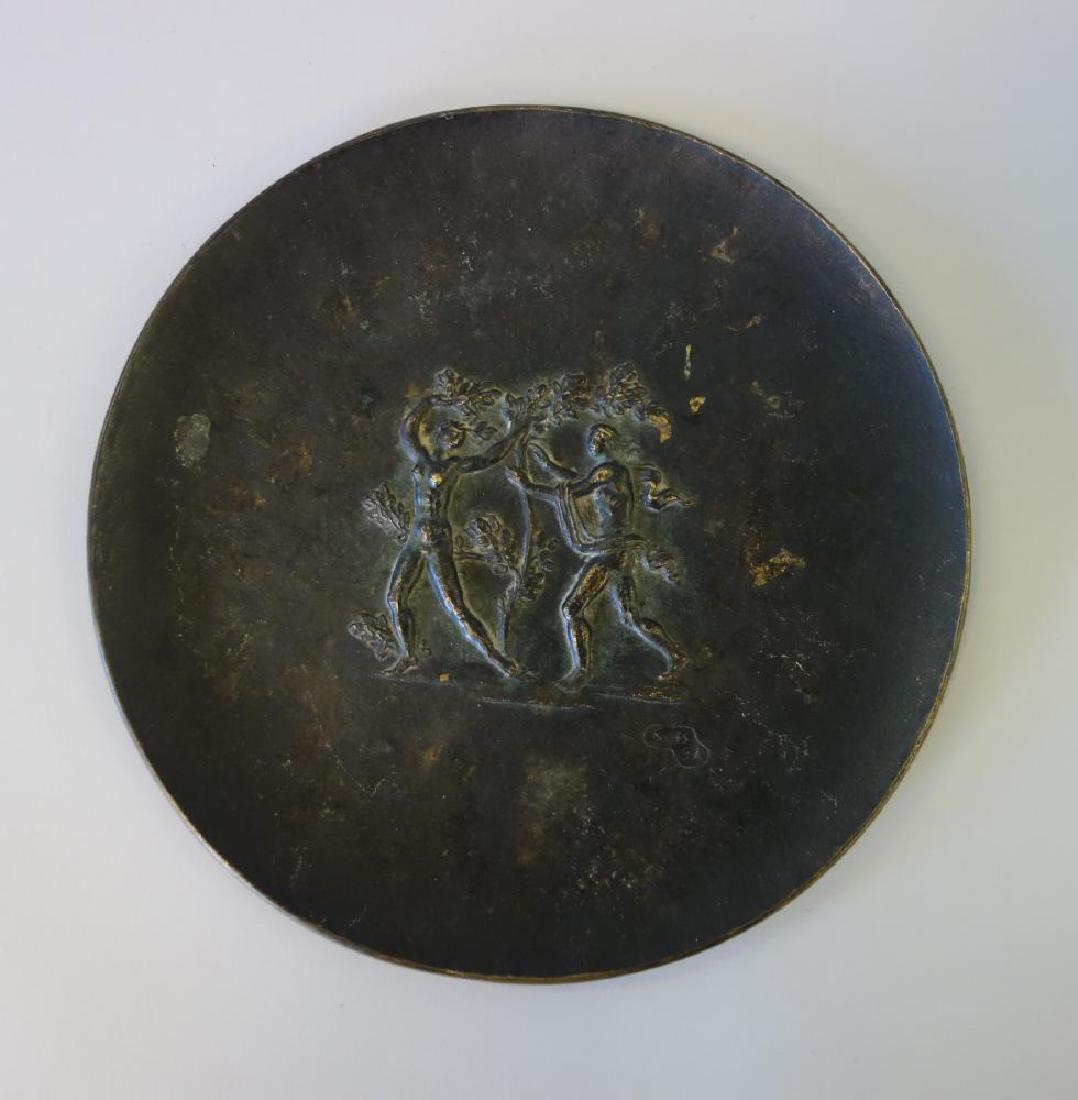 Fritz Nuss (1907-1999) Bronze Plaque Adam & Eve