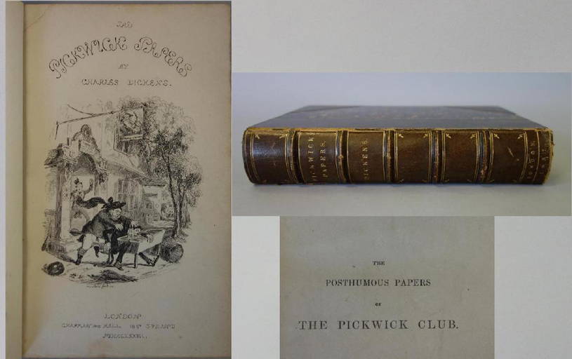 Dickens, Pickwick Papers, First Edition London