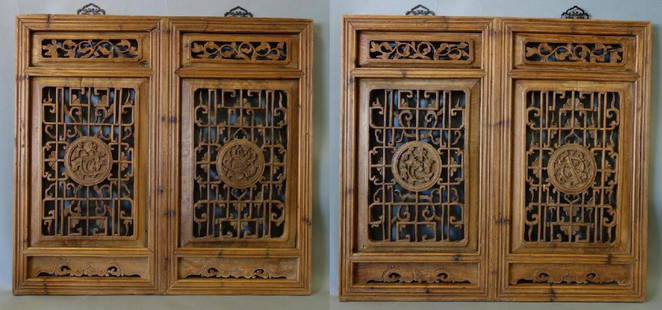 Chinese Wood Window Screen