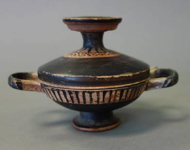 Don Cornett Modern Polychrome Lidded Pottery Vessel