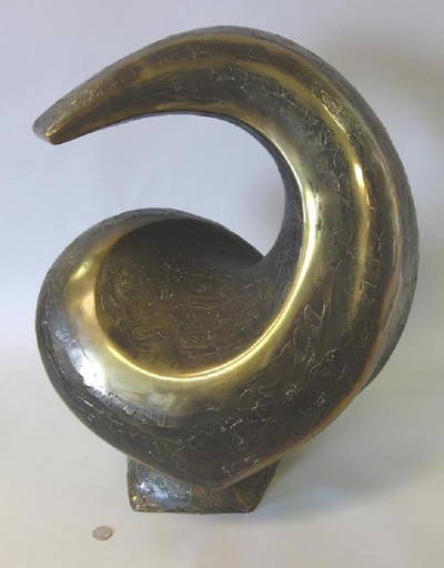 Bob Bennett (1928 2003) Bronze Freeform Sculpture