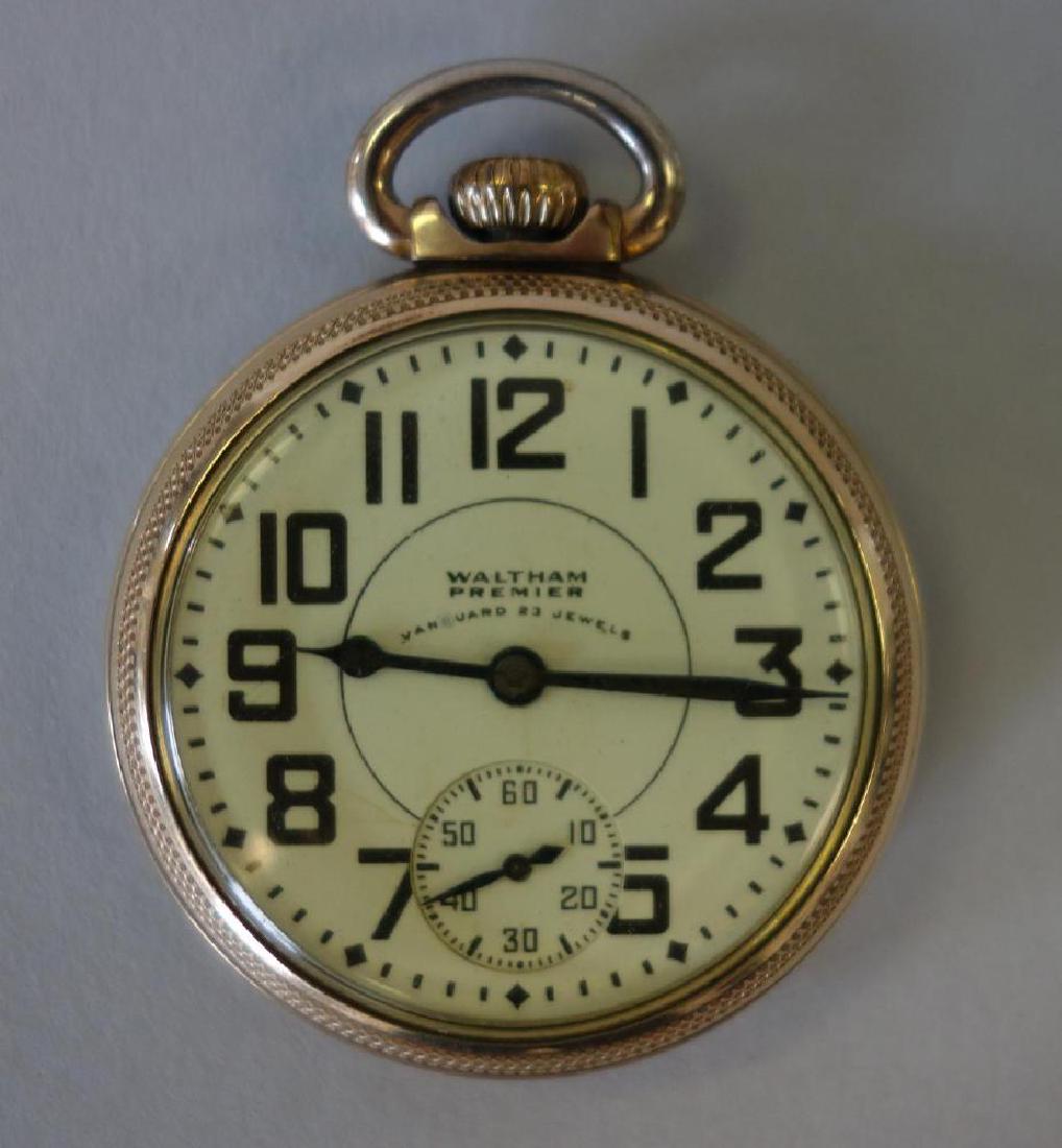 Waltham Premier Vanguard 23J Pocket Watch