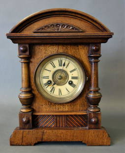Welby Mahogany Mantle Clock Made In Germany