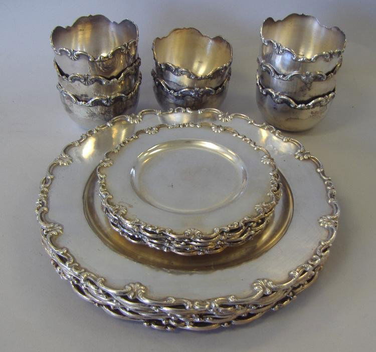 37: Peruvian Sterling 925 Plates & Bowls, Peru Silver