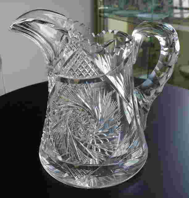 American Brilliant Cut Crystal Pitcher American Brilliant Cut Crystal Pitcher
